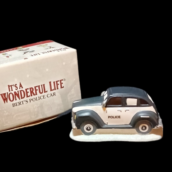 Enesco | Accents | Its A Wonderful Life Xmas Village Berts Police Car ...